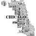 Chicago Map Art Chicago Art Print Chicago Neighborhood Map | Etsy