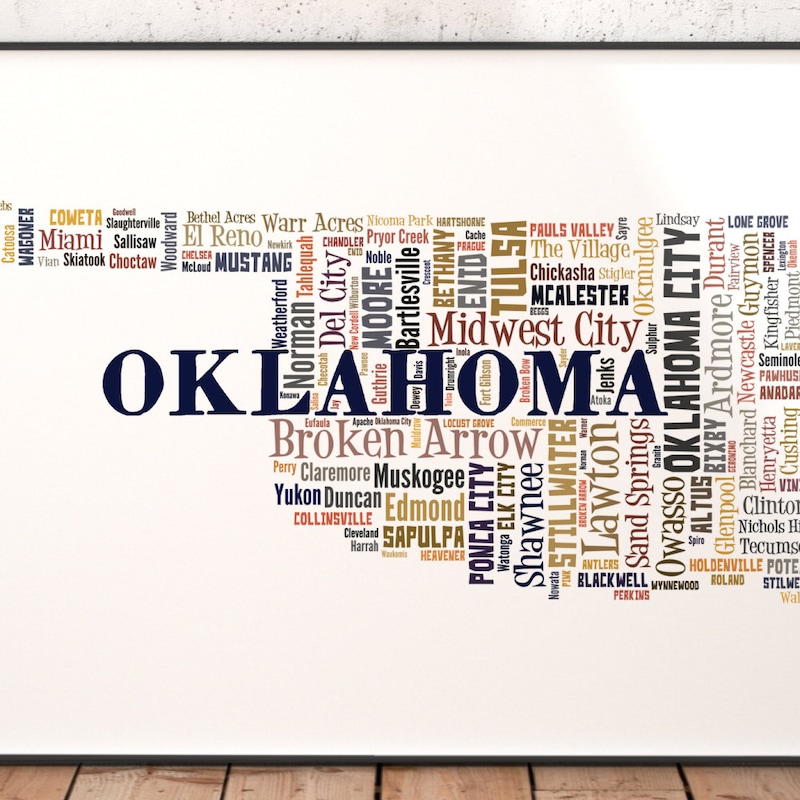 Oklahoma Art - Etsy