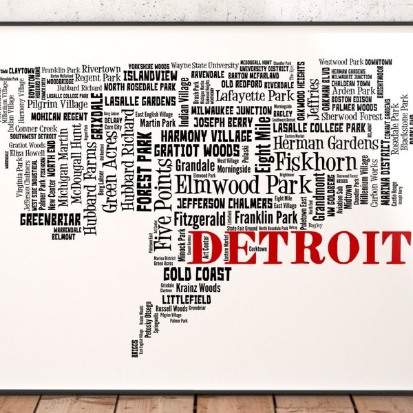 Detroit Art - Etsy