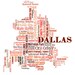 Dallas Map Art Dallas Art Print Dallas Neighborhood Map - Etsy
