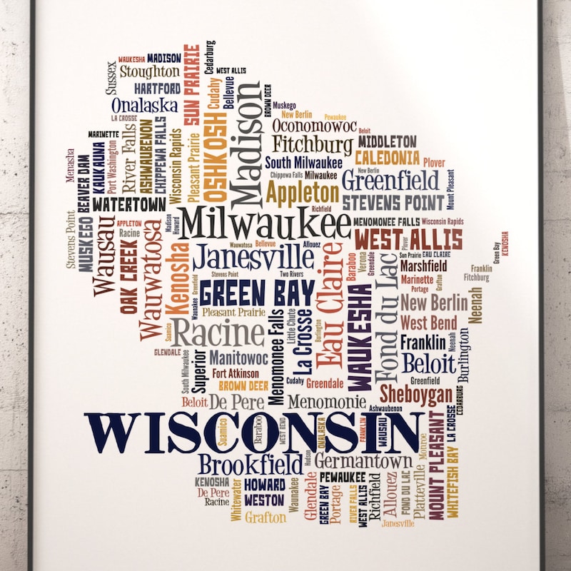 Wisconsin Art - Etsy