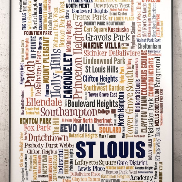 St Louis Poster - Etsy