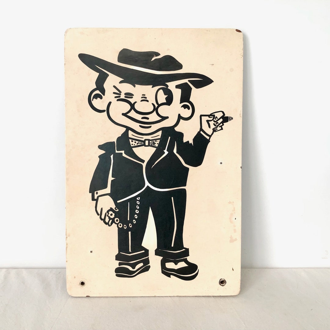 Vintage Cartoon Zoot Suit Man Wood Sign //LNJH - Etsy