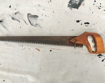 Antique Saw Wood Handle - Etsy