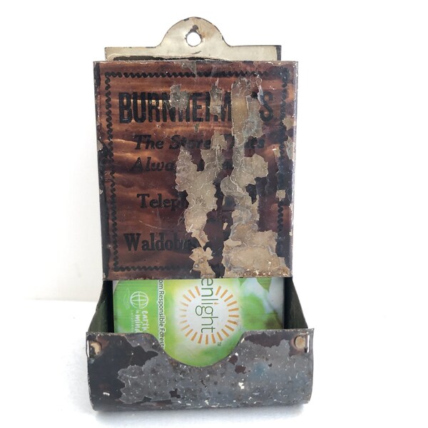 Tin Match Holder - Etsy