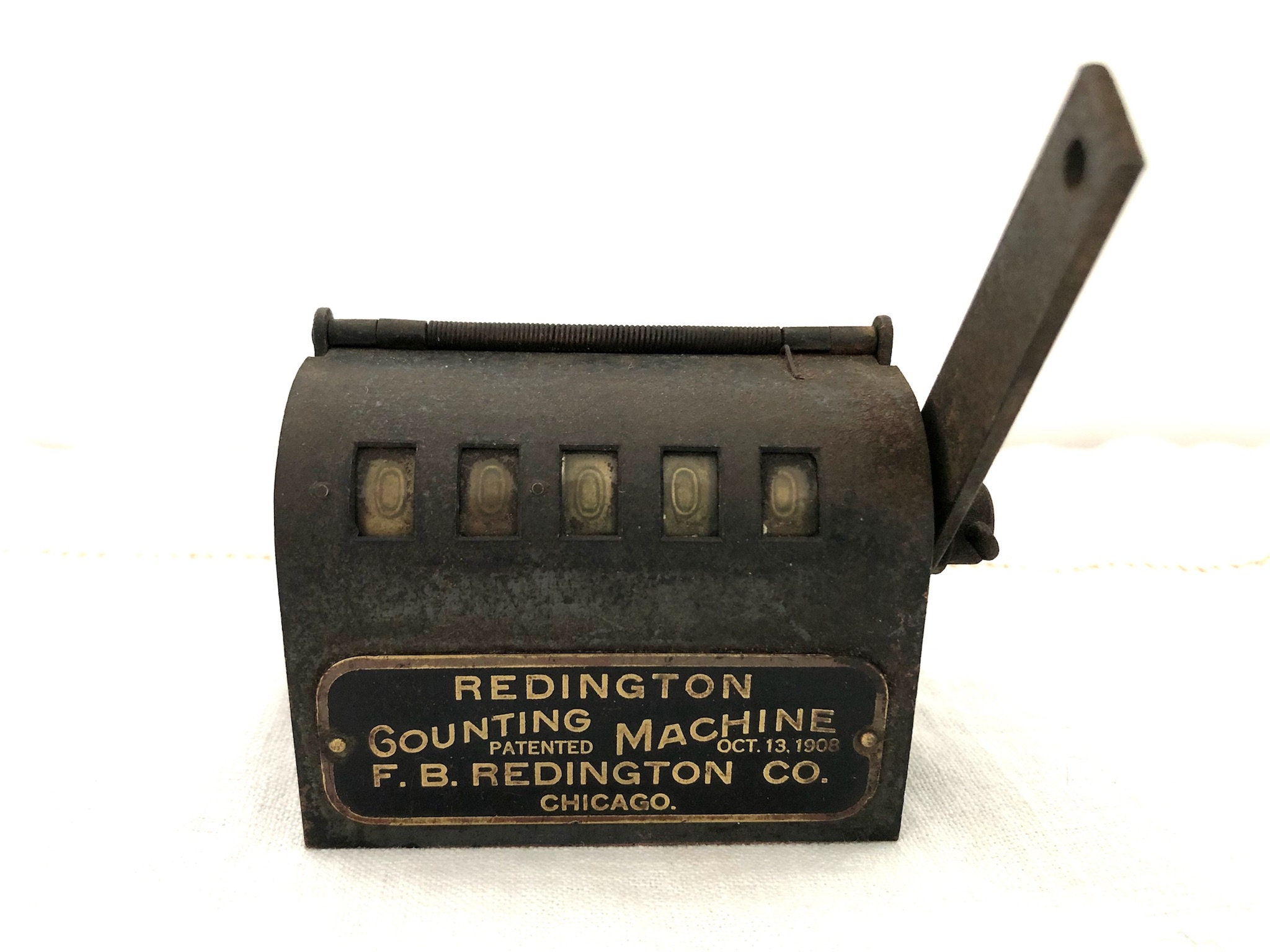 Redington Counting Machine Vintage Redington Working Metal - Etsy