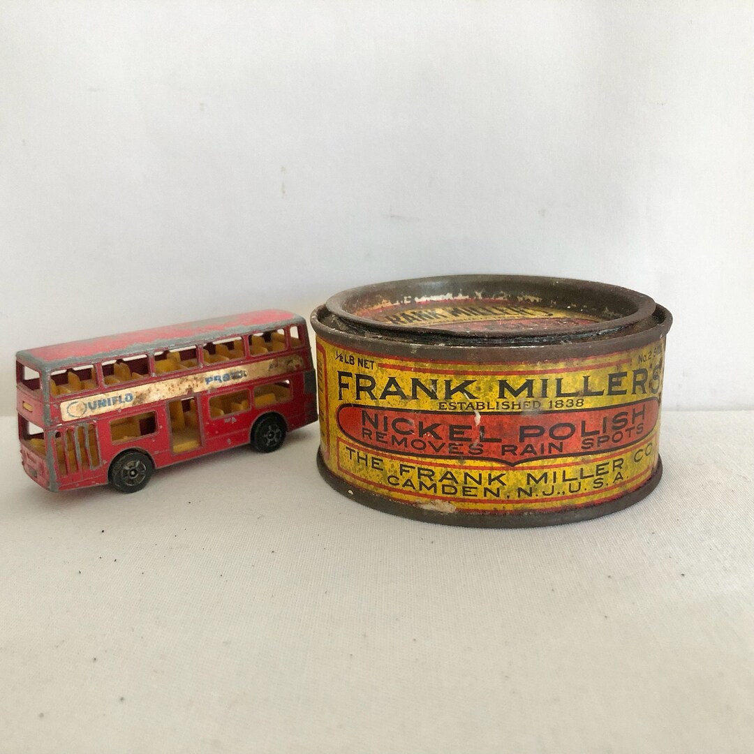 Vintage Frank Miller's Nickel Polish Tin Antique Polish - Etsy