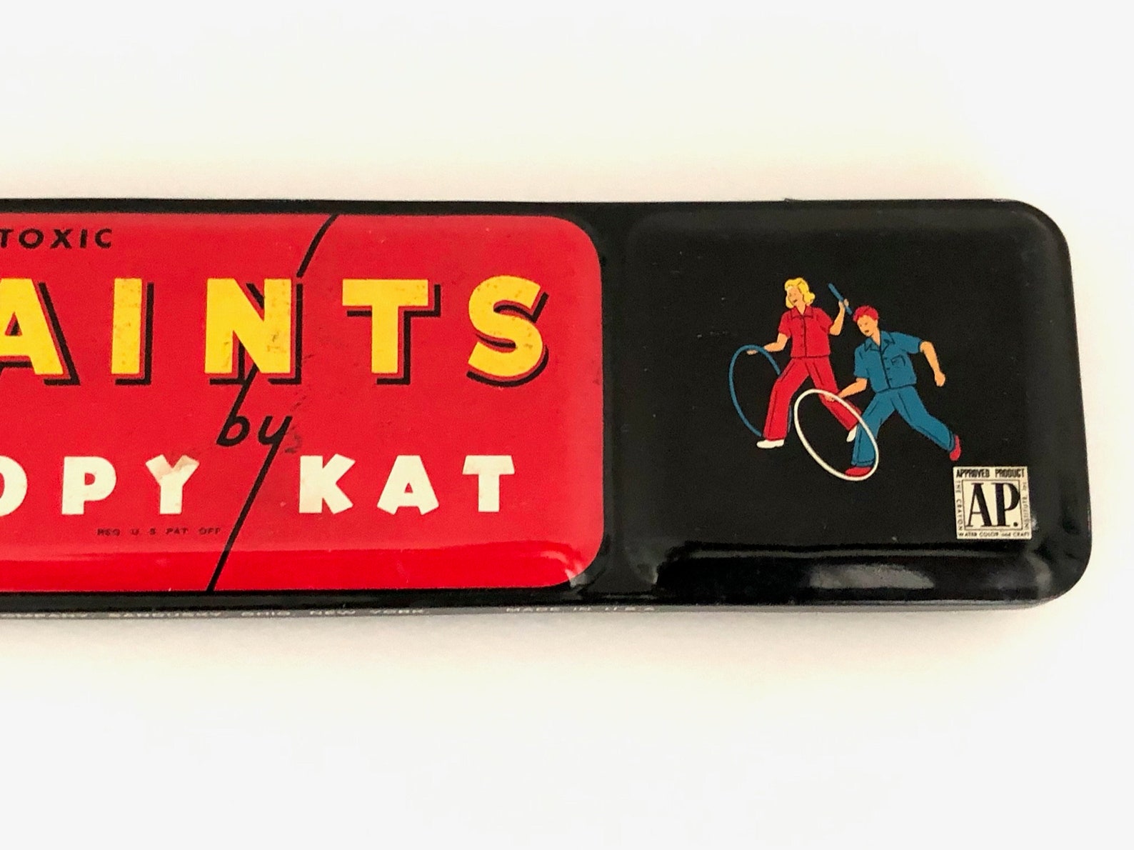 Paint Tin Vintage Kopy Kat Paints Tin The American Crayon | Etsy