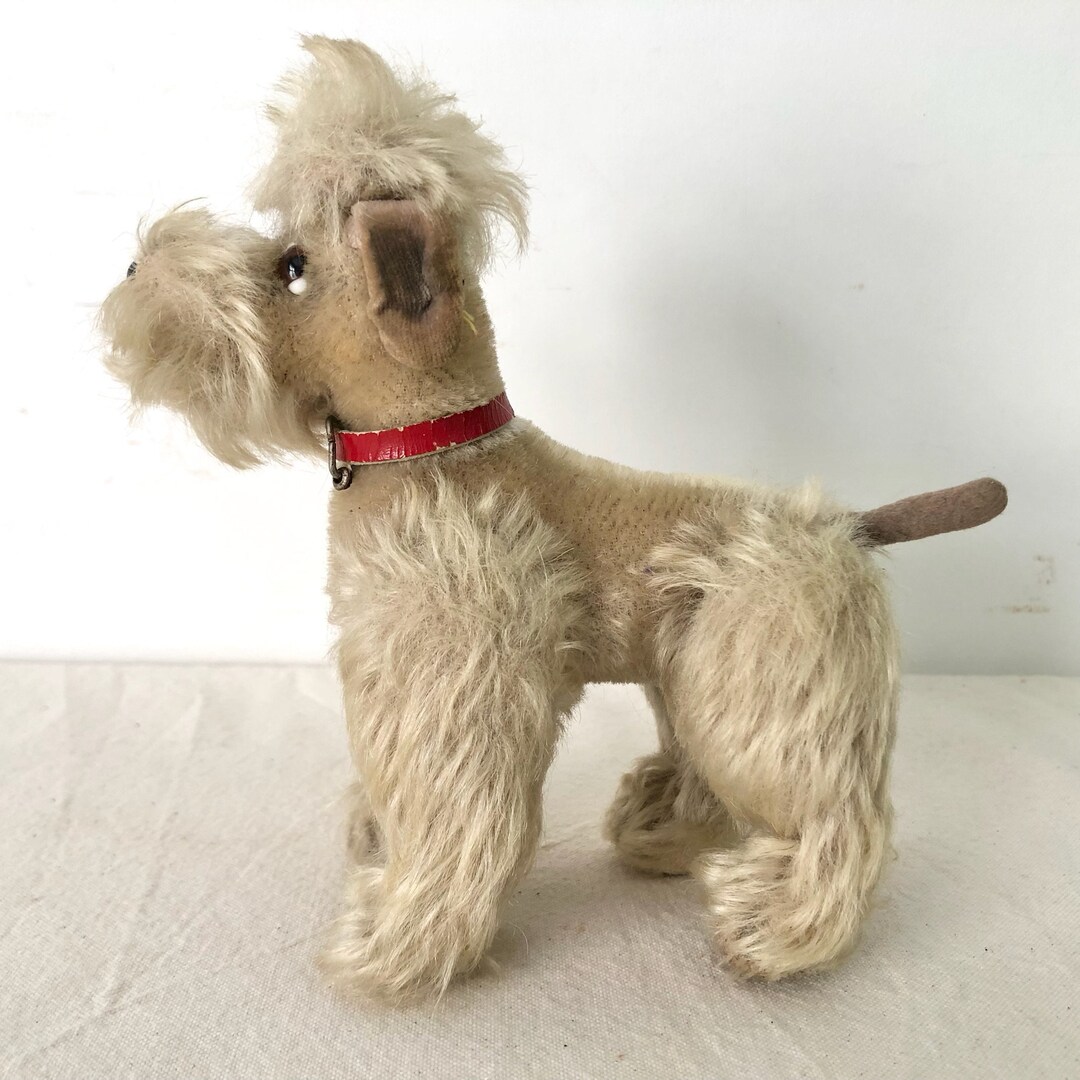 Vintage Steiff Poodle Snobby Jointed Leg Dog Button in Ear - Etsy