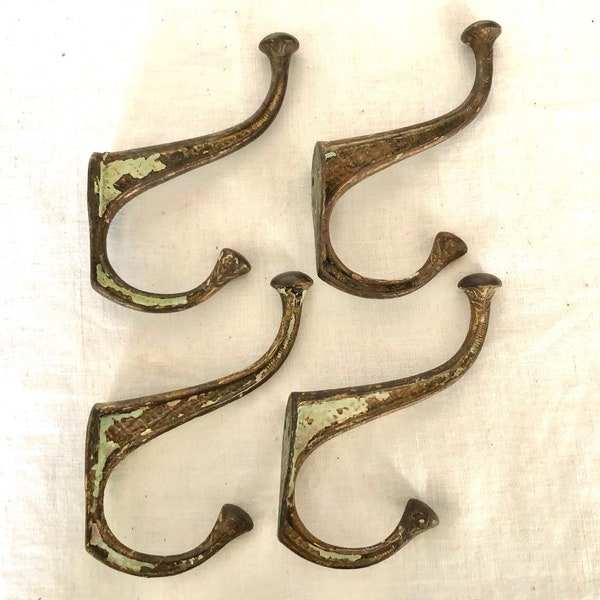 Antique Brass Hooks - Etsy
