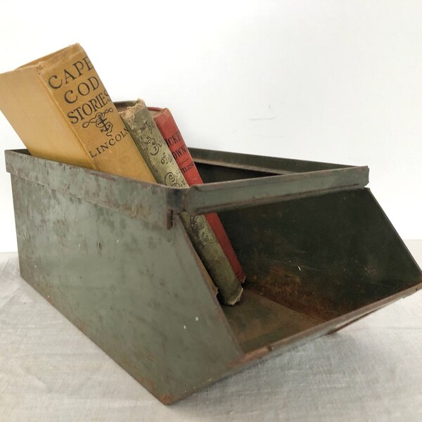 Metal Bin - Etsy