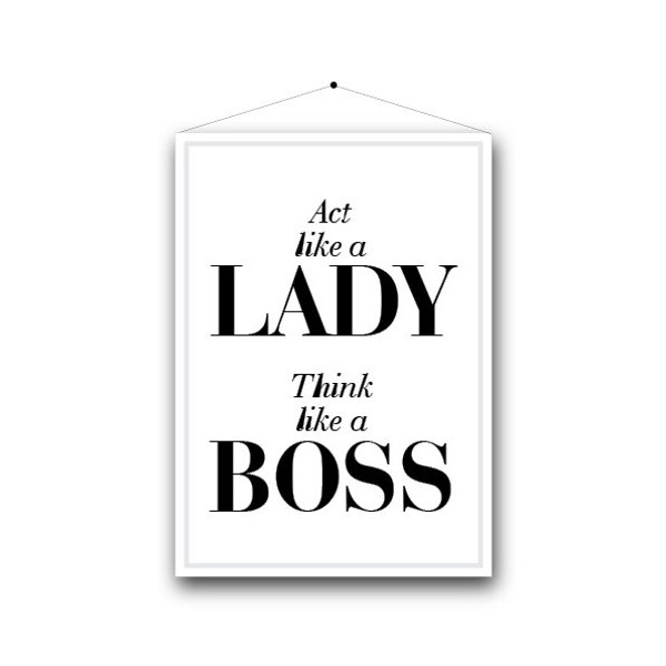 Act Like a Lady - Etsy