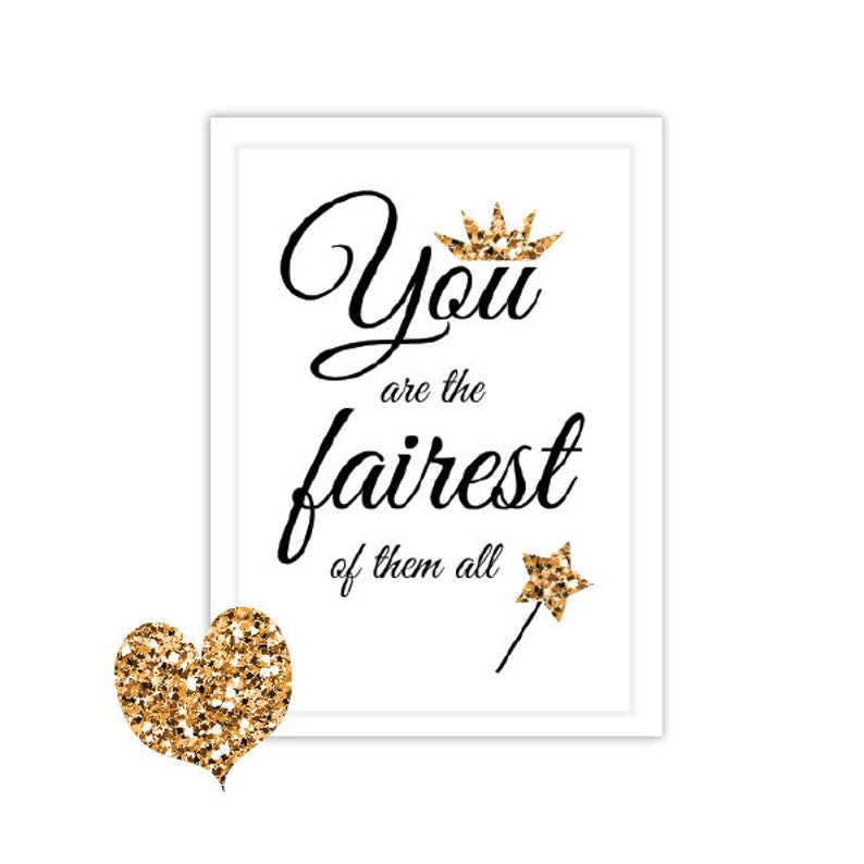 Fairest of Them All - Printable - Etsy