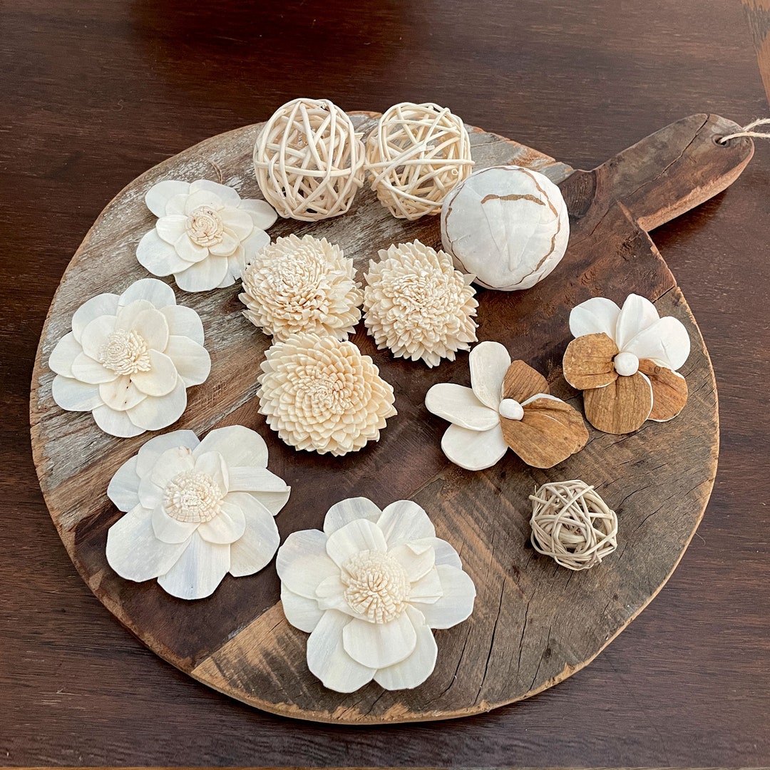 Bowl Fillers Decor, Dough Bowl Decorations, Decorative Grapevine Balls ...