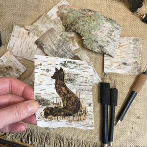 Accent Tags, Birds on Branches, Birch Bark Decor, Natural Bowl Filler ...