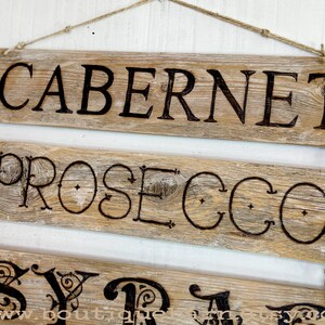 Wine Wood Sign, Handmade Sign, Wine Decoration for Kitchen, Wine Decor ...