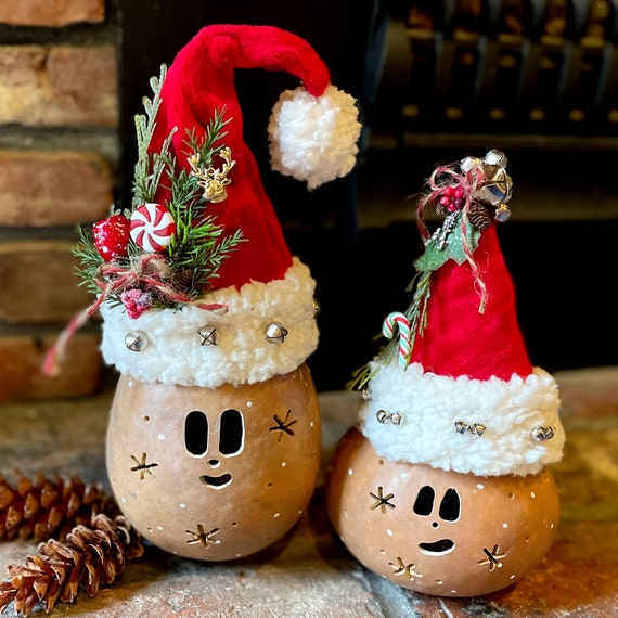 Gourds Decorating For Christmas