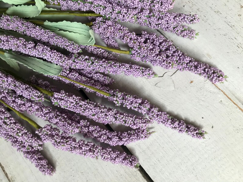 Faux Lavender for Vase Boho Flowers Fake Flower Arrangement - Etsy