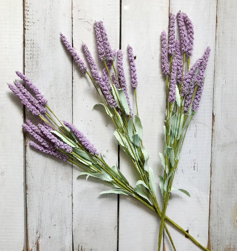 Faux Lavender for Vase Boho Flowers Fake Flower Arrangement - Etsy