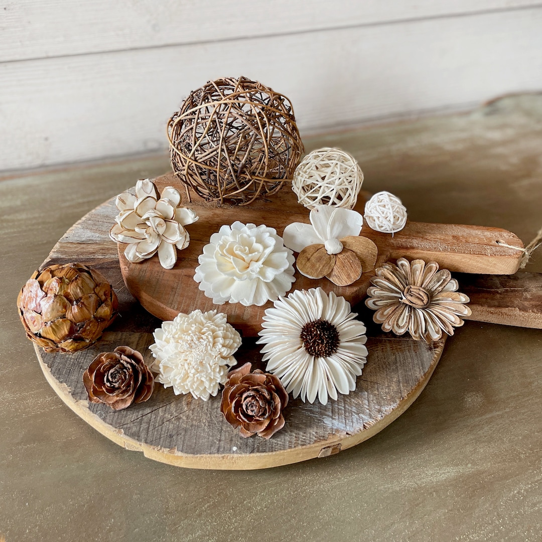 Bowl Fillers Decor, Dough Bowl Decorations, Decorative Grapevine Balls ...