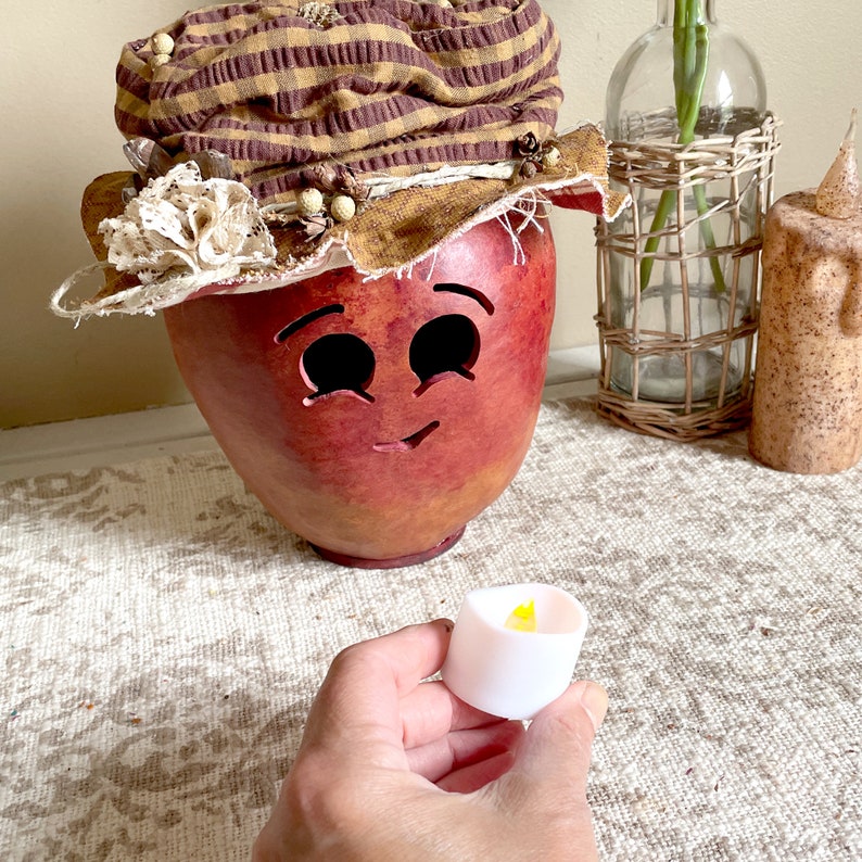Fall Gourd, Decorative Apple, Halloween Pumpkin, Table Decorations ...