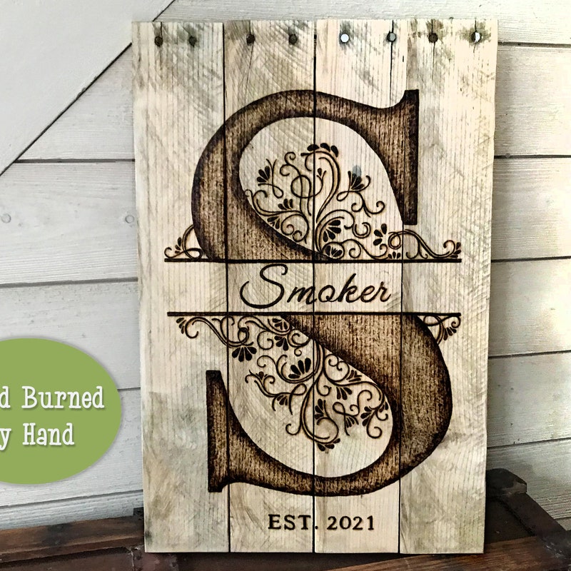 Wood Burned Sign - Etsy