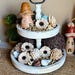 Natural Wood Flower Blossom Bowl Decoration for Table Centerpiece ...