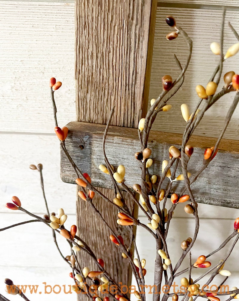 Fall Berry Stems for Vase Pip Berry Branch Decor Rustic - Etsy