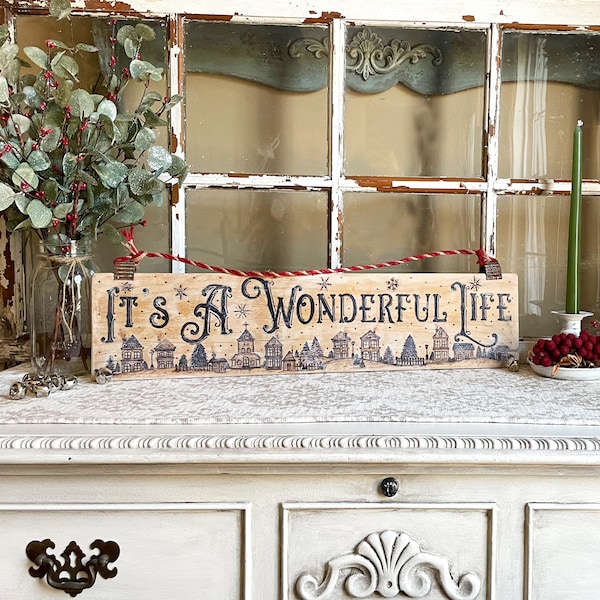 Wonderful Life Sign - Etsy