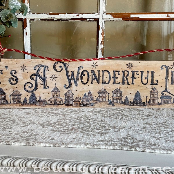 It's a Wonderful Life Sign - Etsy
