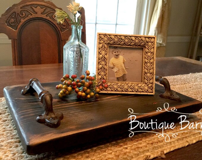 Barn Wood Tray/rustic Wood Tray/reclaimed Wood Tray/farmhouse - Etsy