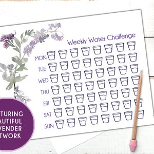 Daily Water and Hydration Habit Tracker Printable Checklist - Etsy