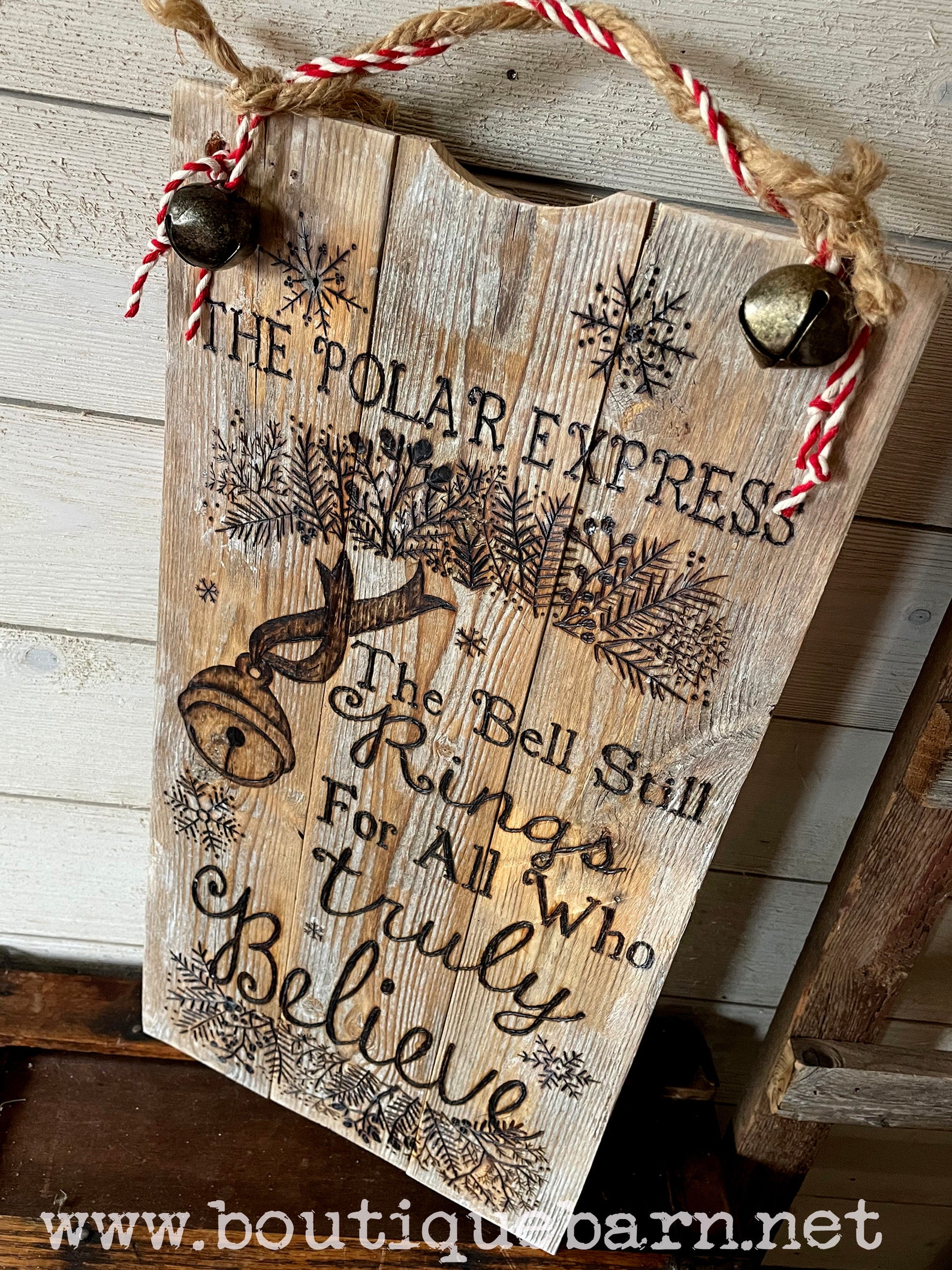 Handmade Wood Polar Express Sign With the Words the Bell Still Rings ...