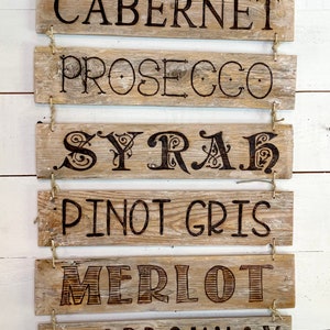 Wine Wood Sign, Handmade Sign, Wine Decoration for Kitchen, Wine Decor ...