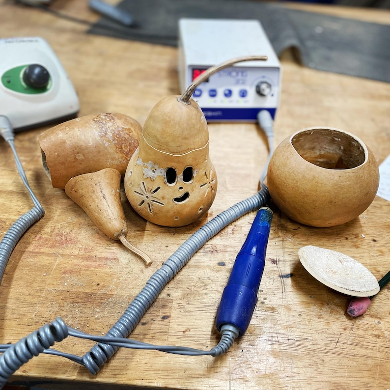 Christmas Elf Decoration With Candle, Unique Christmas Elf Gourd, Table ...