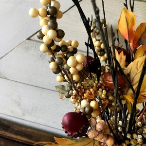 Fall Foliage Sprayautumn Tabletop Decormason Jar or Vase | Etsy