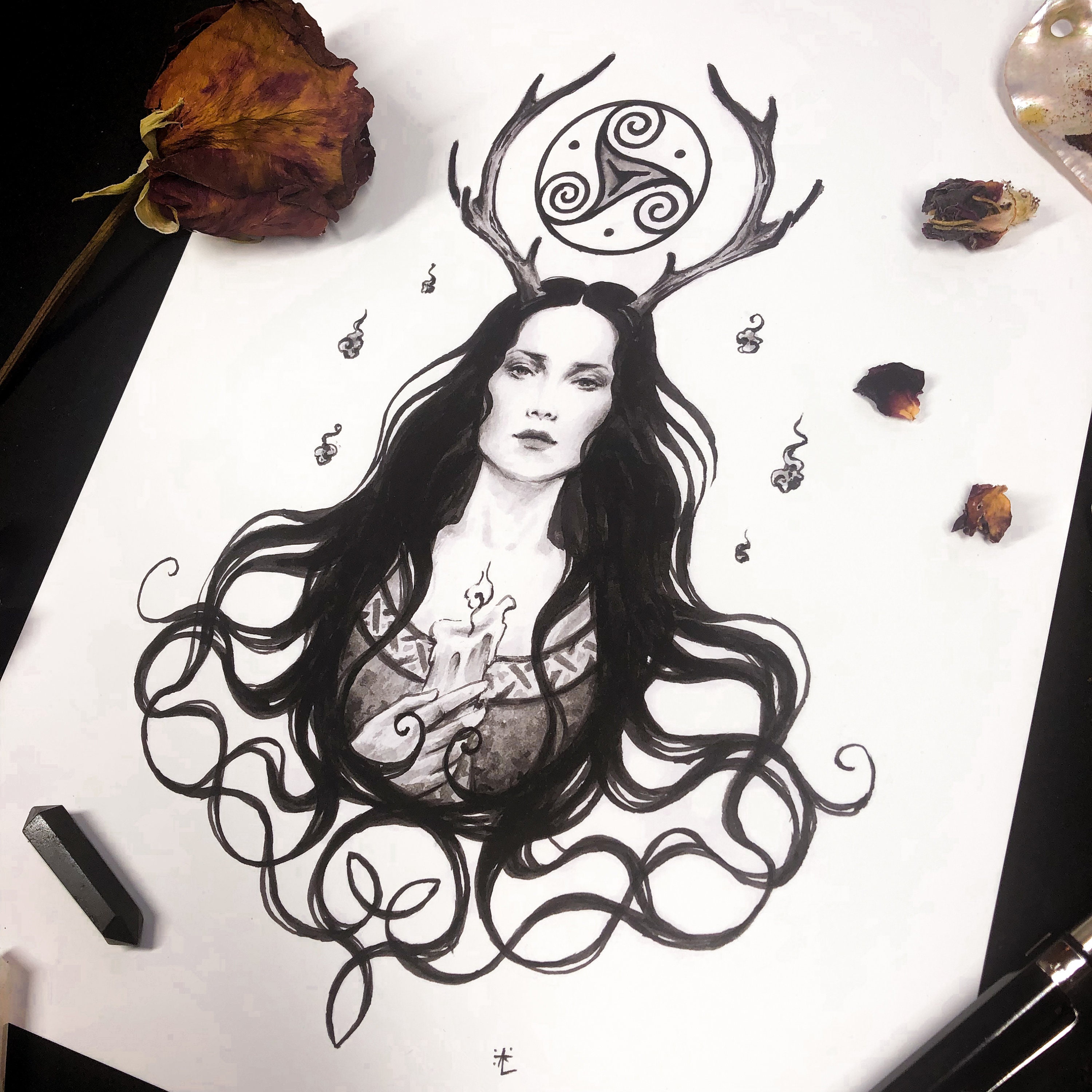 Brigid Art Print - Etsy