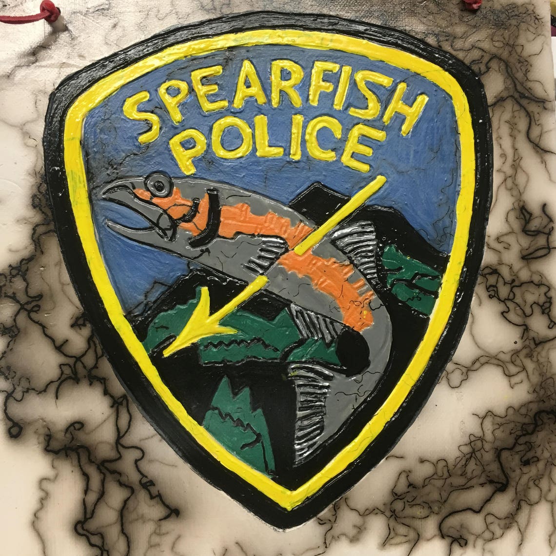 Personalized Memorial Police Patches or Badges on Ceramic Clay | Etsy