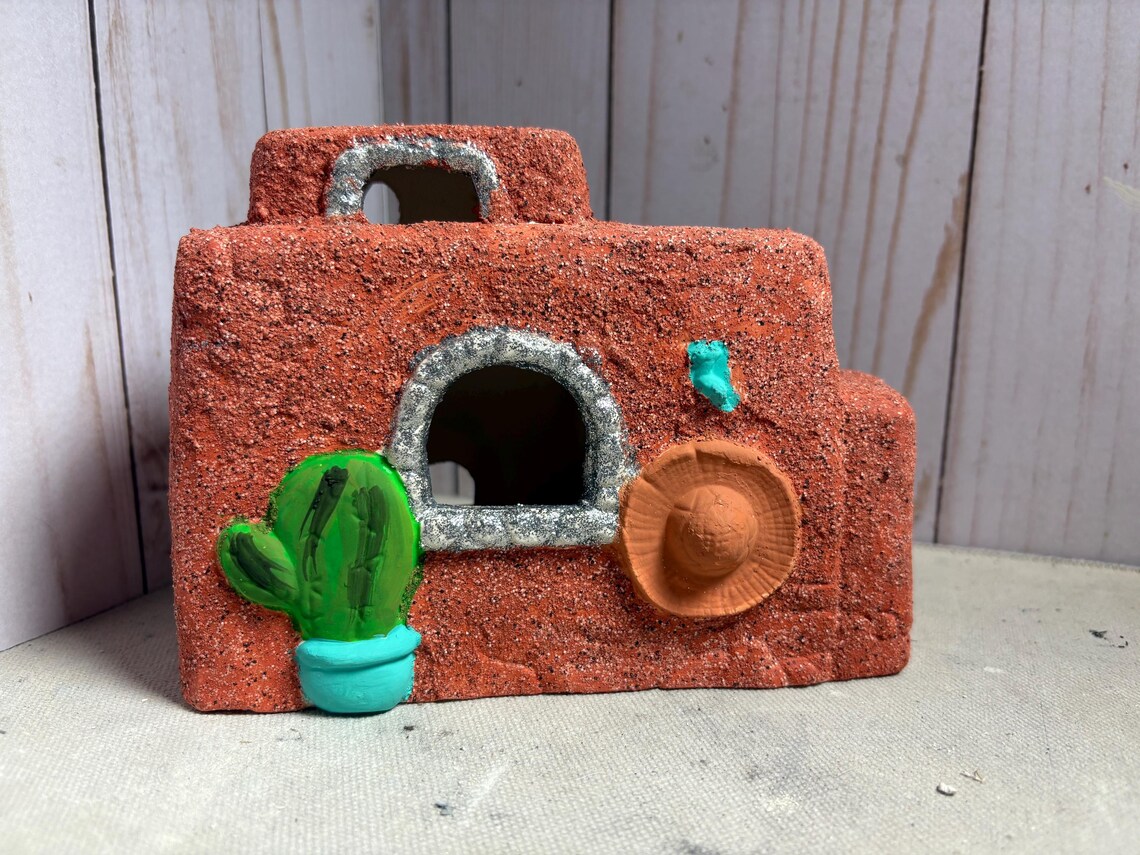 Horsehair Fired Pueblo Home Decor: Southwestern Shelf Art - Etsy