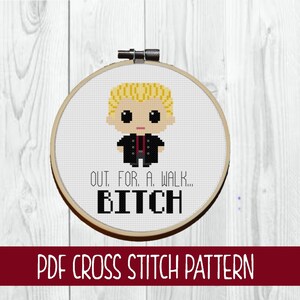 Buffy Spike Chibi Cross Stitch Pattern 2 Variations Btvs Buffy the ...