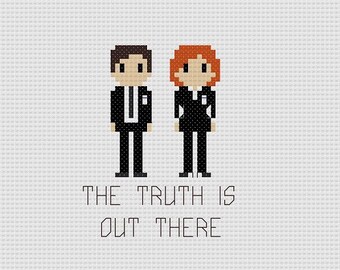X Files Cross Stitch - Etsy