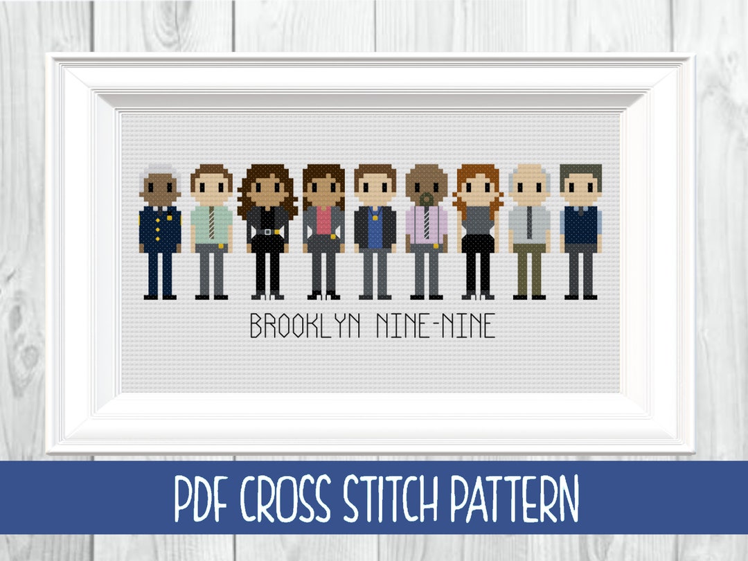 Brooklyn Nine-nine Cross Stitch Pattern - Etsy