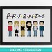 Friends Cross Stitch Pattern - Etsy New Zealand