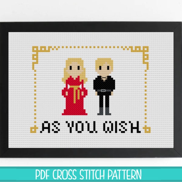 Princess Bride Cross Stitch Pattern - Etsy