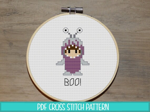 Monsters Boo Cross Stitch Pattern - Etsy