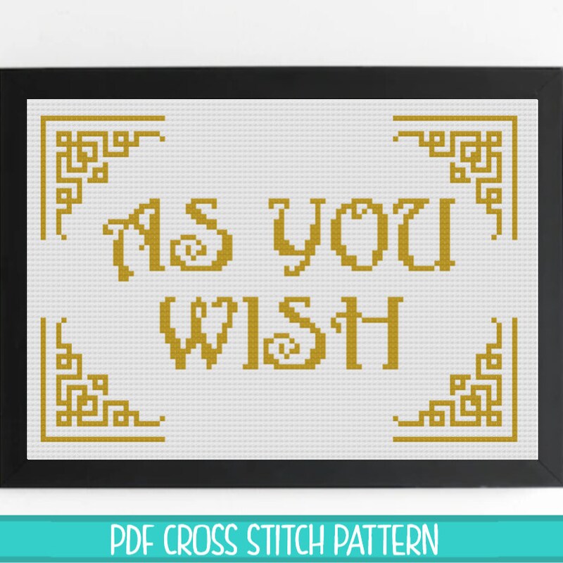 Princess Bride Cross Stitch Pattern - Etsy