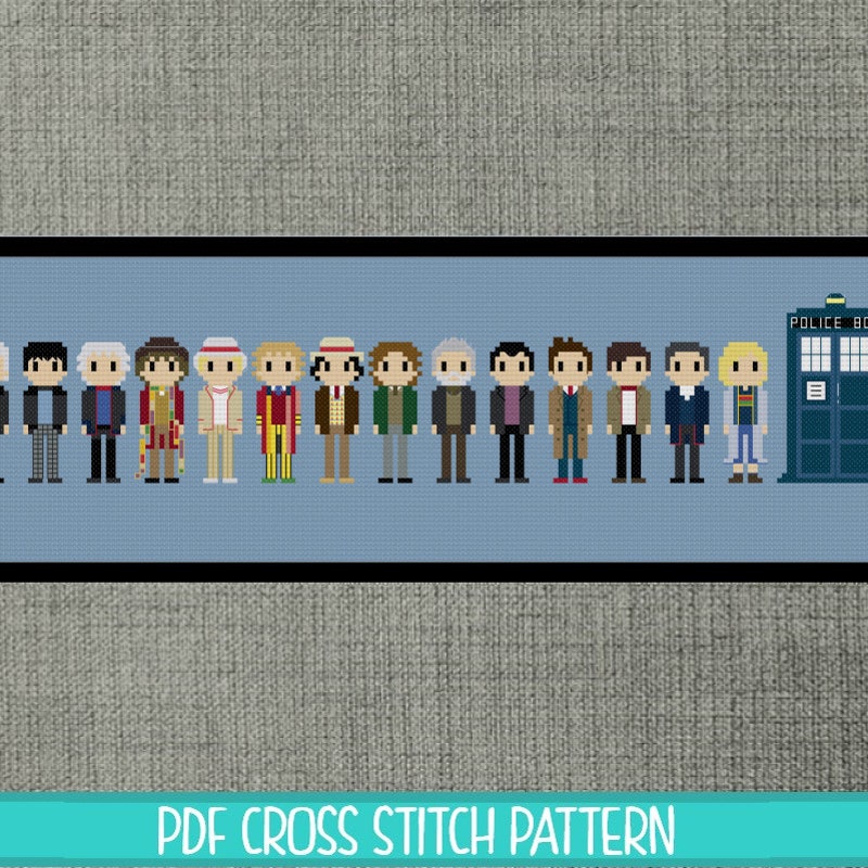Doctor Who Cross Stitch - Etsy