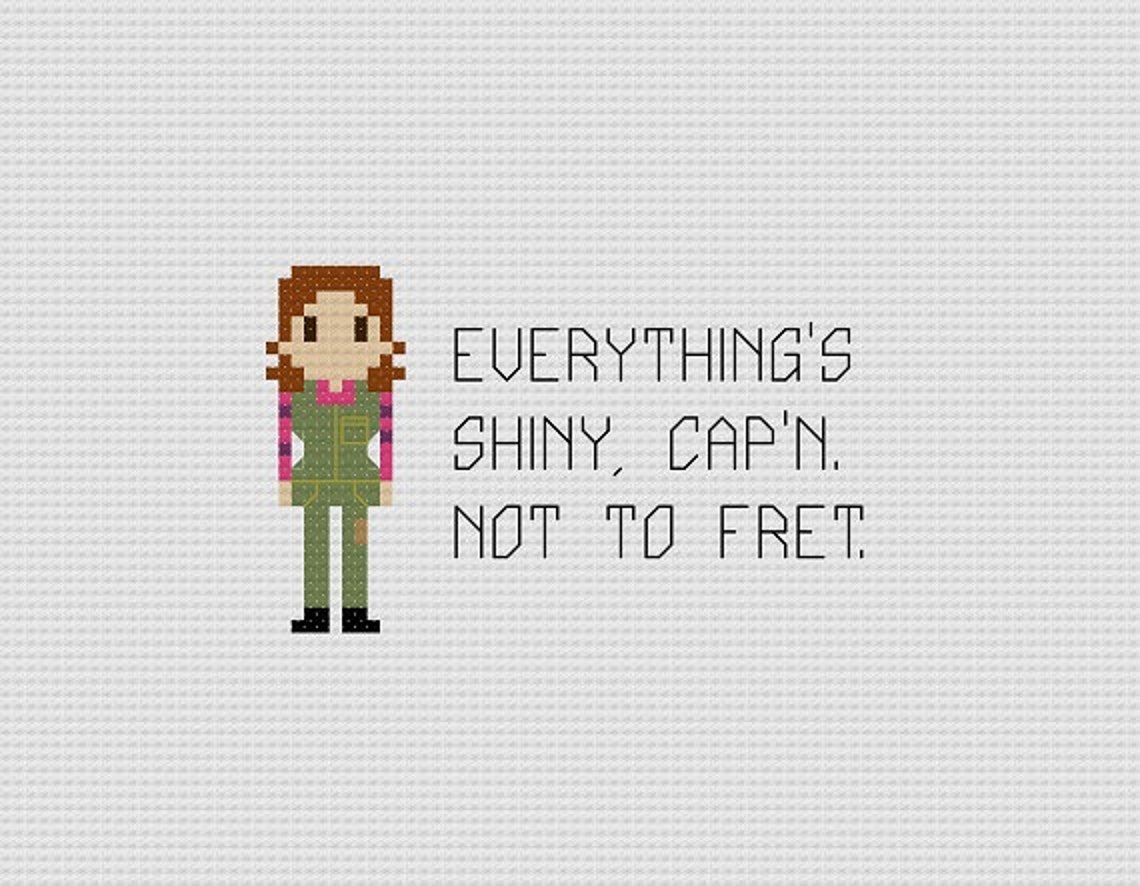 Firefly Kaylee Quote Cross Stitch Pattern - Etsy