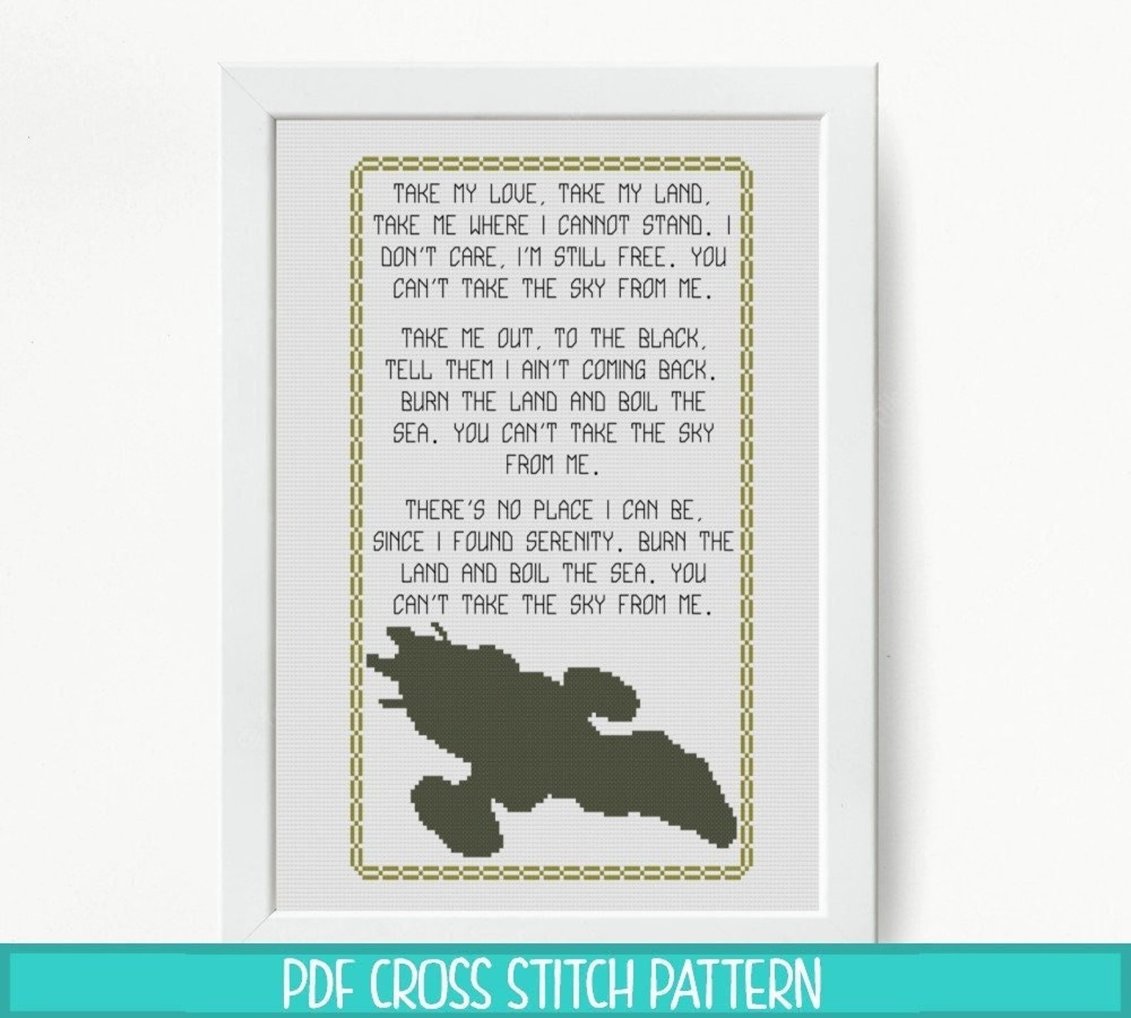 Firefly Theme Song Cross Stitch Pattern - Etsy