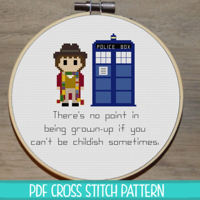 Doctor Who Cross Stitch - Etsy